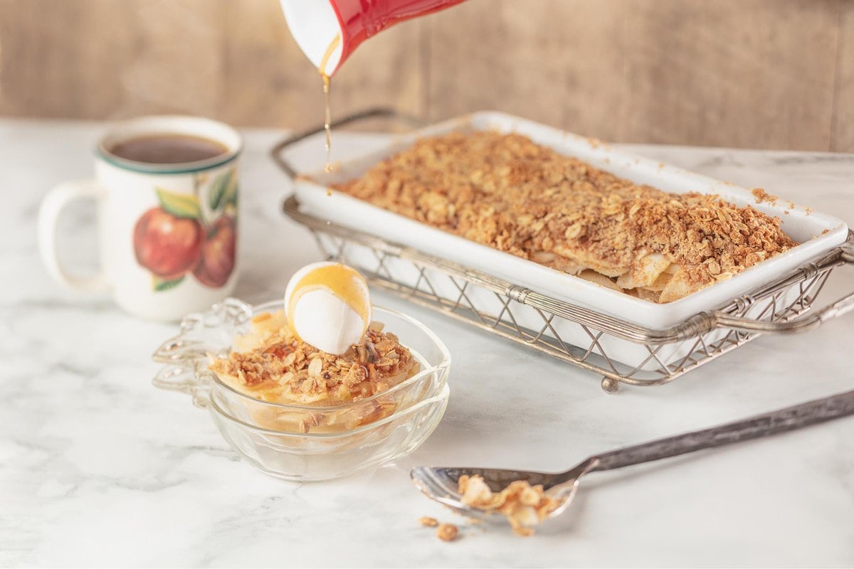 Whole Wheat Apple Crisp – edible MAINE